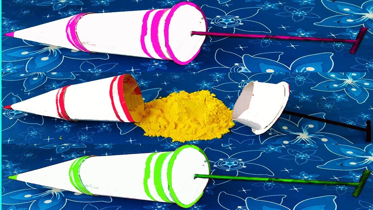 How to make water gun |How to make pichkaari| School Craft - YouTube