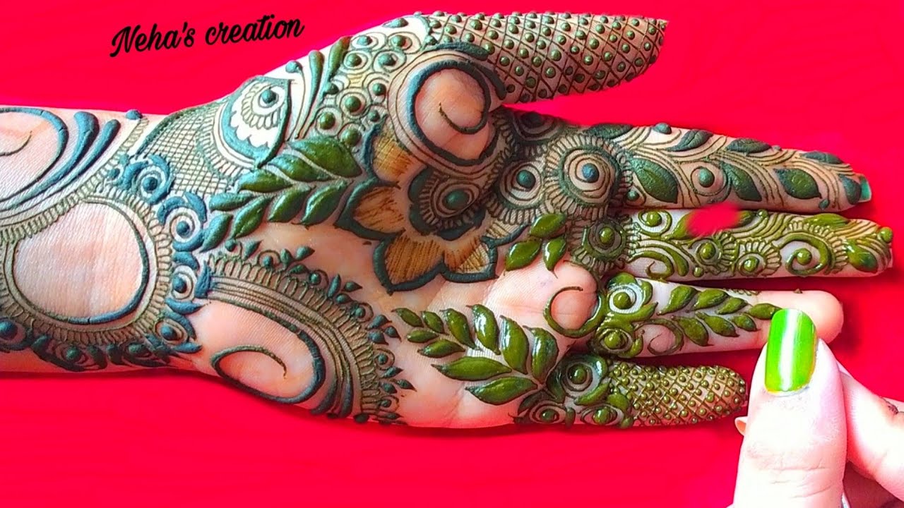 Gulf henna design ll gulf + dubai style mehandi design ll unique ...