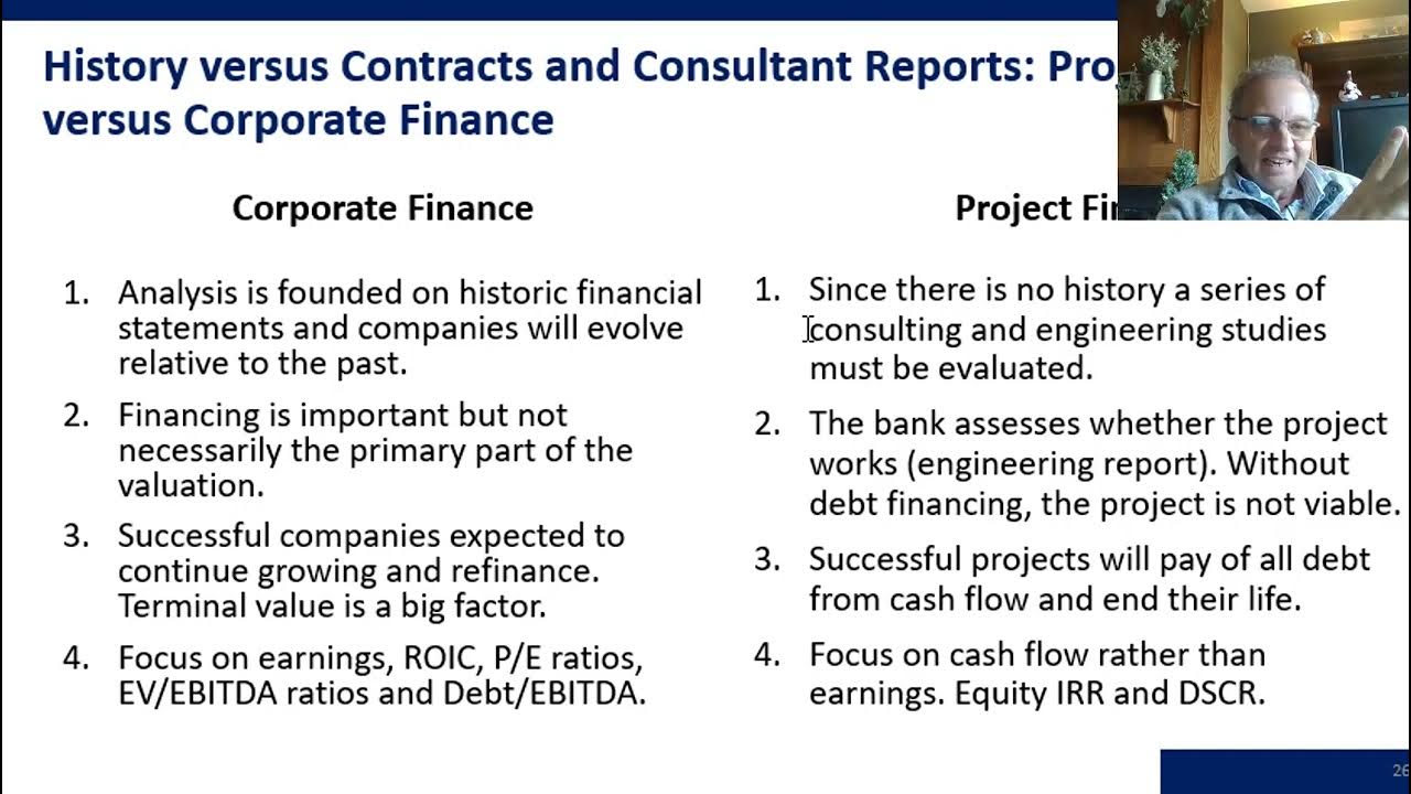 Essence of Project Finance Part 2 Corporate vs Project Finance - YouTube