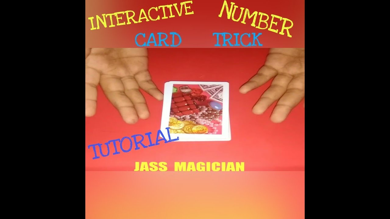 INTERACTIVE NUMBER CARD TRICK -- TUTORIAL - YouTube