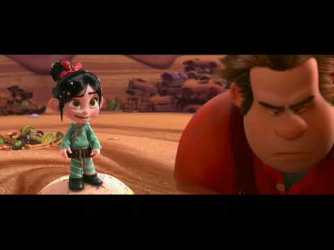 Wreck it ralph animation movie | build a new car scene | animation ...