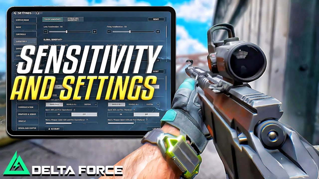 The PERFECT SETTINGS And SENSITIVITY To Improve MOVEMENT & AIM | DELTA ...