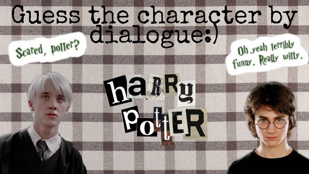 Guess the character by dialogue|harry potter edition : ) - YouTube