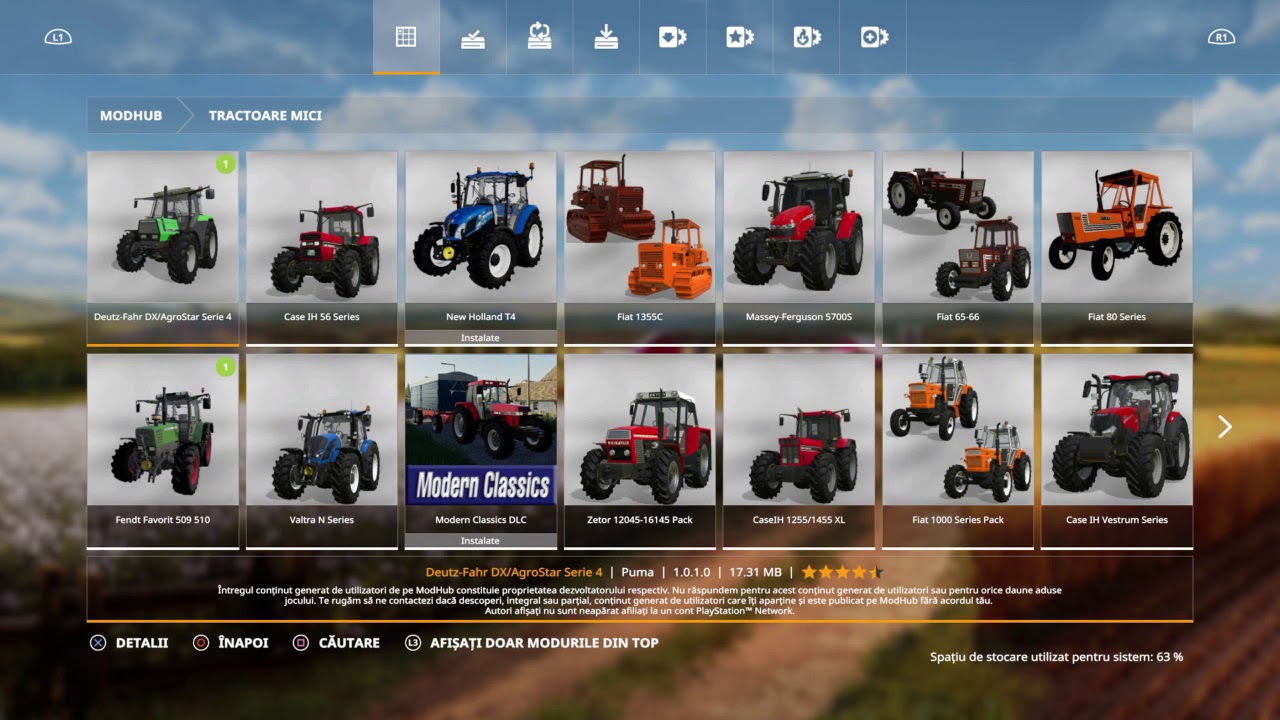 Cum sa instalezi moduri fs 19 ps4 - YouTube