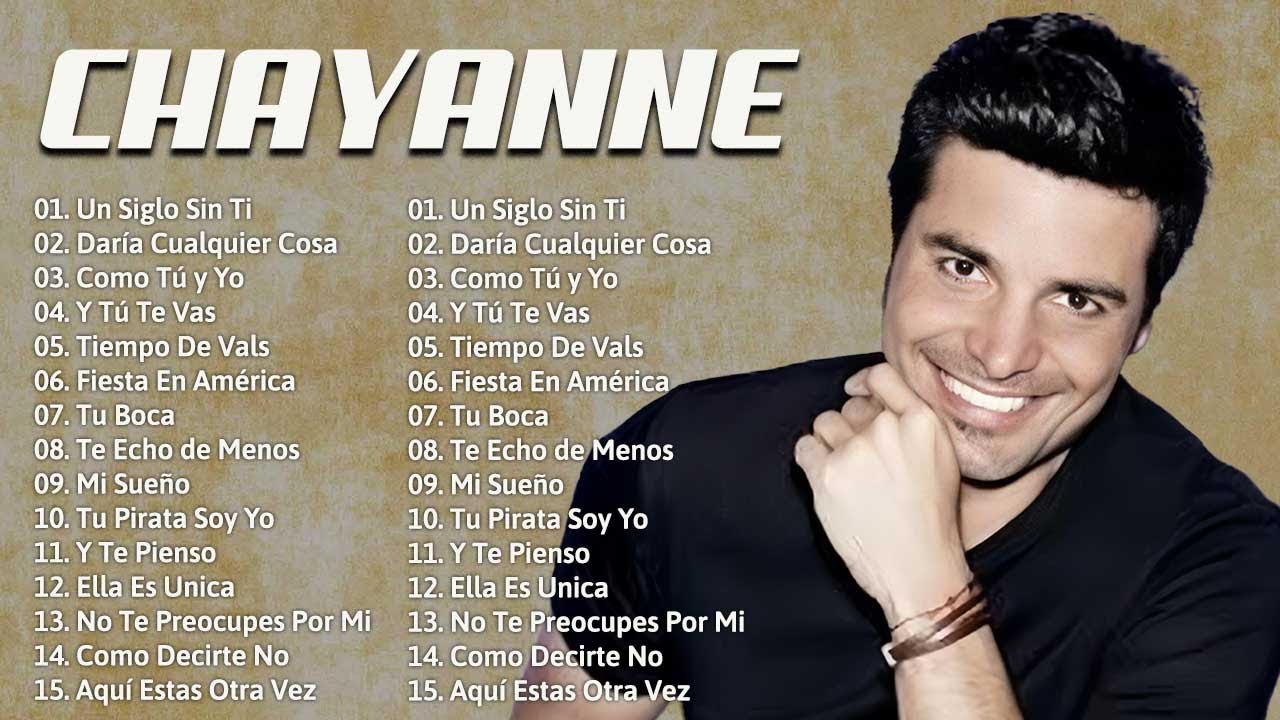 CHAYANNE MIX ÉXITOS SUS MEJORES BACHATAS ROMÁNTICA 💕 CHAYANNE ALBUM ...