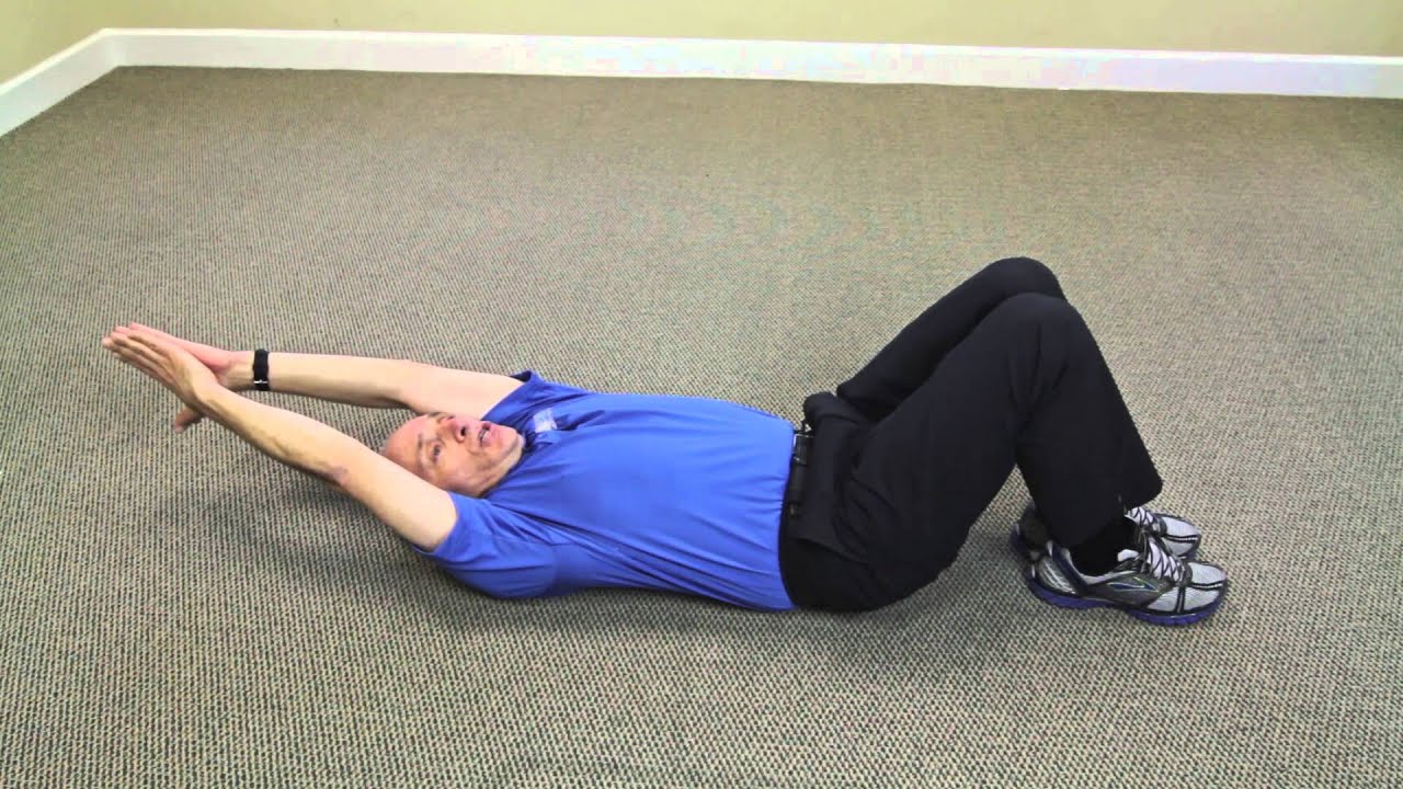 Lying Lat Stretch - YouTube