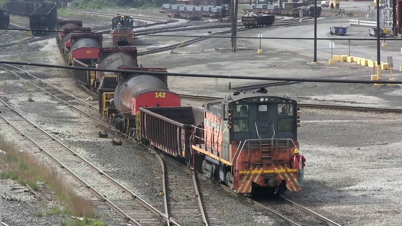CP 502 action, NS, CSX, CP, IHB, and Arcelor Mittal - YouTube