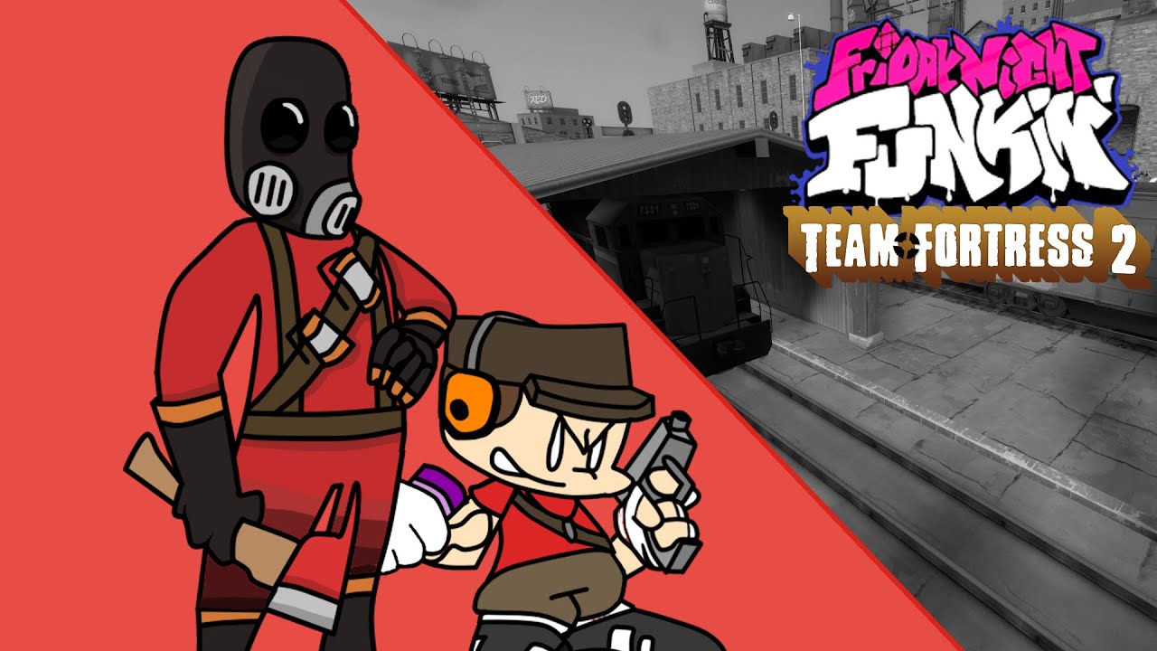 scout and pyro in Friday night funkin | FNF TF2 mod #2 | Classic ...
