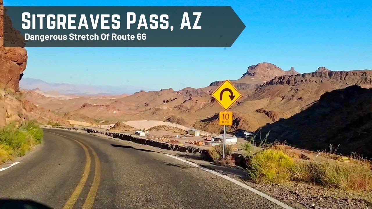 Most dangerous stretch of Route 66 - Sitgreaves Pass, AZ (Dashcam ...