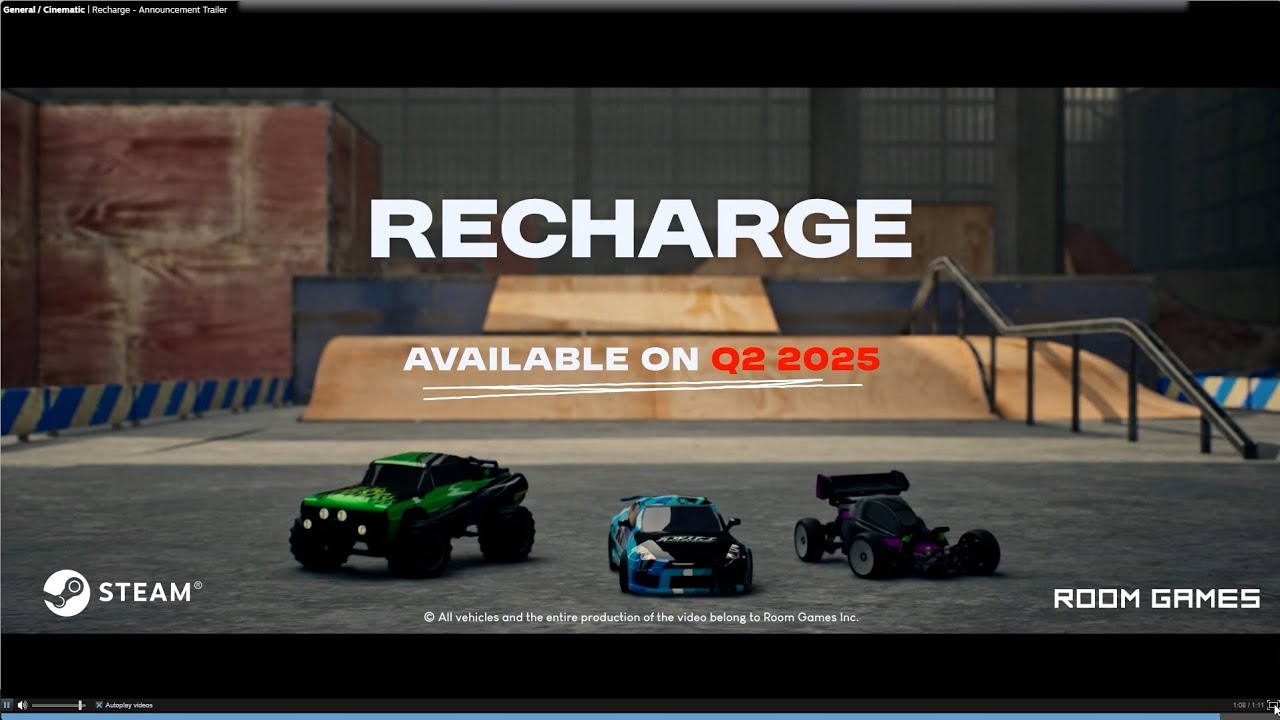 RECHARGE Game Demo is now on Steam !! Game olay Soon !🚙🚗 - YouTube