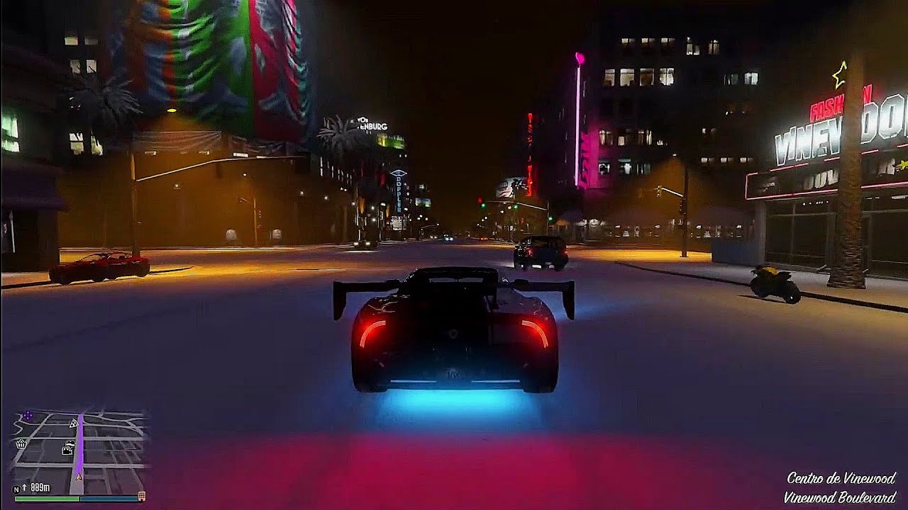 ASMR | MANEJANDO DE NOCHE VISSER NEO GTA 5 - YouTube