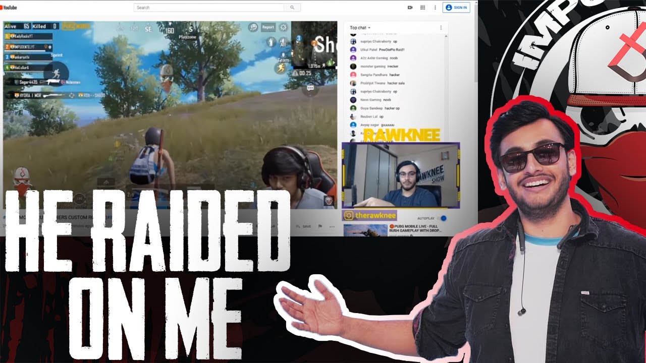 THE RAWKNEE GAMES RAIDED ON ME | THANK YOU @TheRawKneeGames SIR AND ...