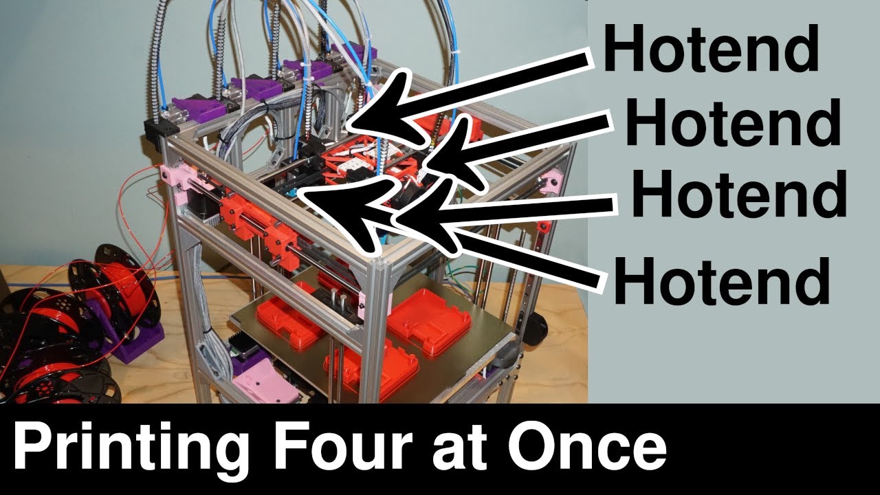 My 3D Printer with Four Linked Printheads [Ep. 1] - YouTube