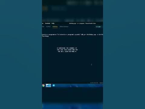 birthday wish in c++ .birthday coding in c++. - YouTube