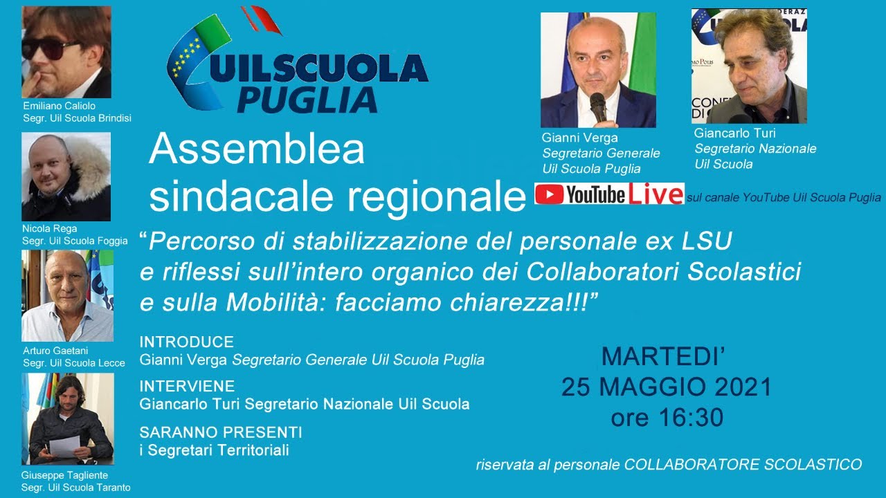Assemblea Sindacale Regionale - YouTube