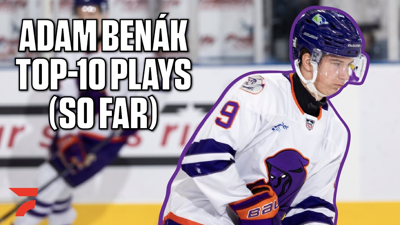 Top-10 Plays From Adam Benák So Far This Season | USHL Youngstown ...