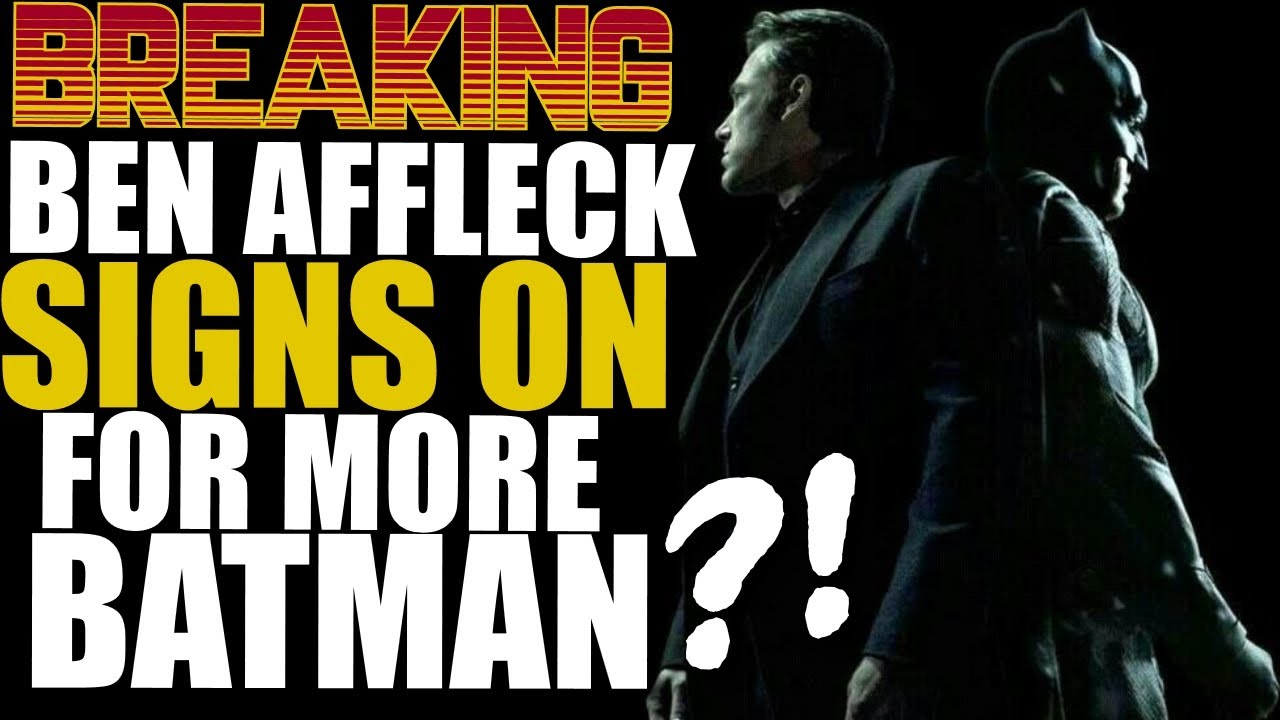 BREAKING: Ben Affleck Batfleck Signs on For More HBO Max and More Films ...