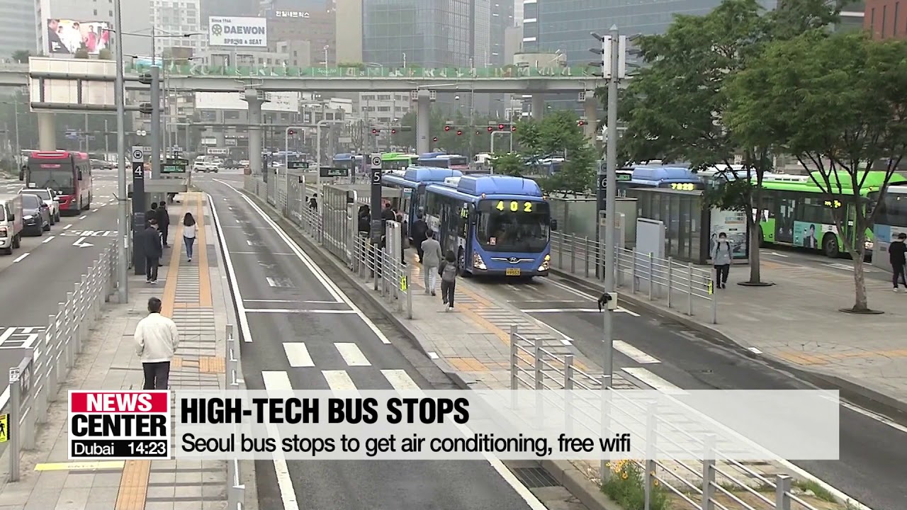 ARIRANG NEWS: HIGH-TECH BUS STOPS🚏 - YouTube