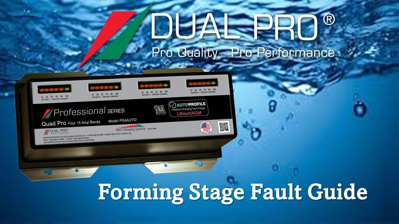 PS and SS Charger - Forming Stage Fault Code Guide - YouTube