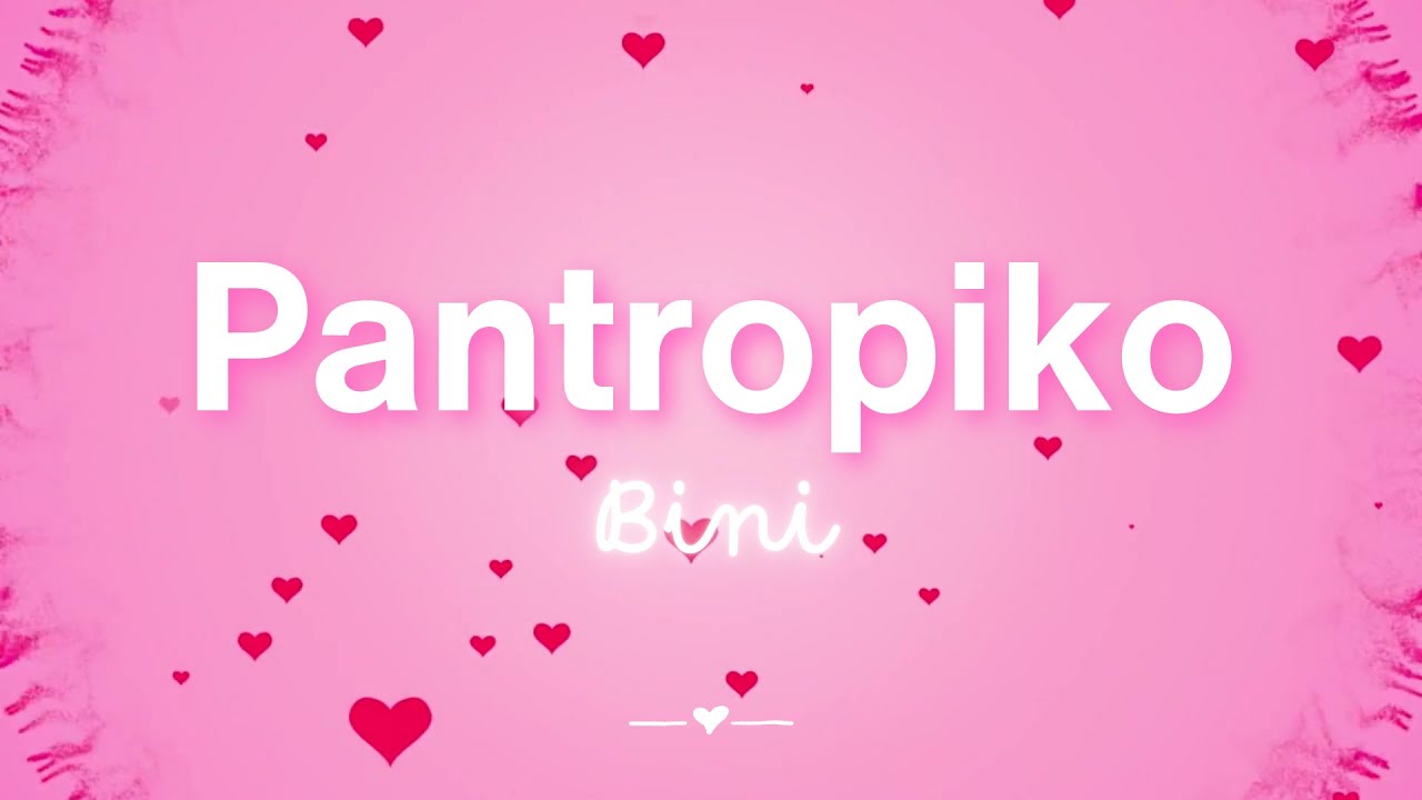 Pantropiko by Bini (Lyrics) - YouTube
