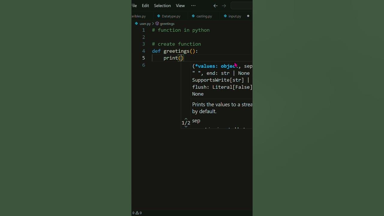 functions in python 👨‍💻#shorts #python #functions #javascript #youtube #codingbat #programming ...