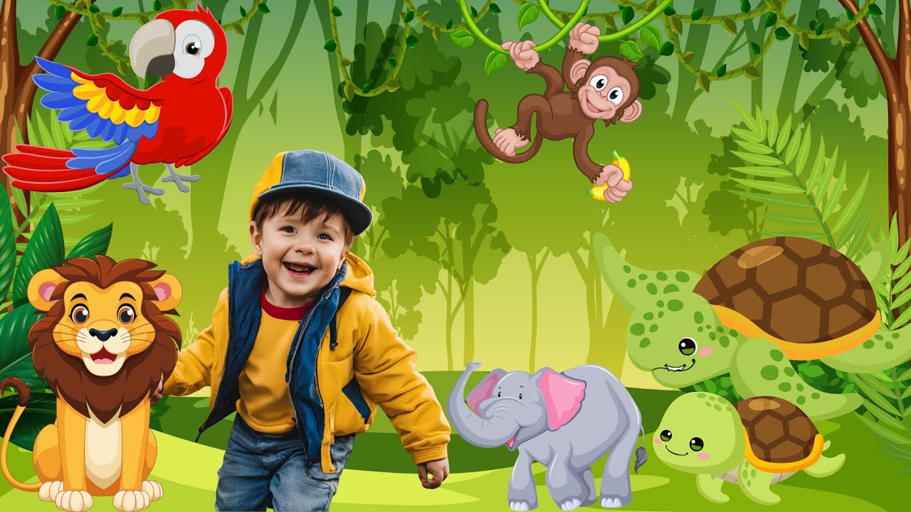 Title: Jungle Friends: A Magical Adventure with Shivam. - YouTube