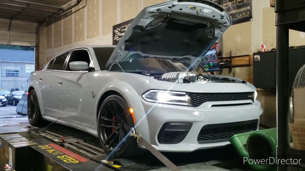 Wide body charger hellcat "build" w/105mm tb test - YouTube