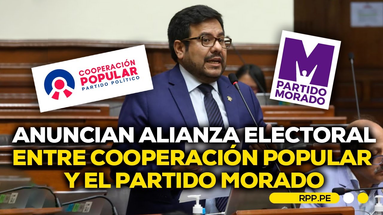 Zeballos anuncia alianza electoral entre Cooperación Popular y el ...