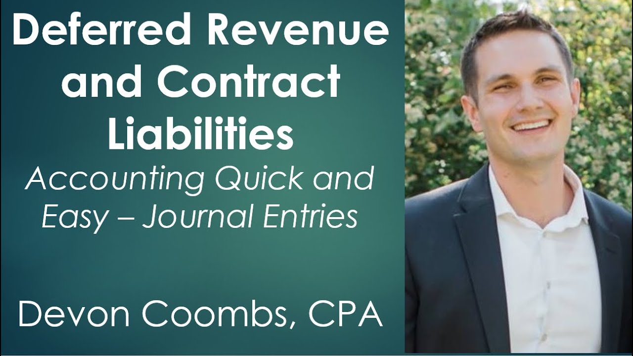 Deferred Revenue Accounting - Journal Entries #5 - Accounting 101 ...