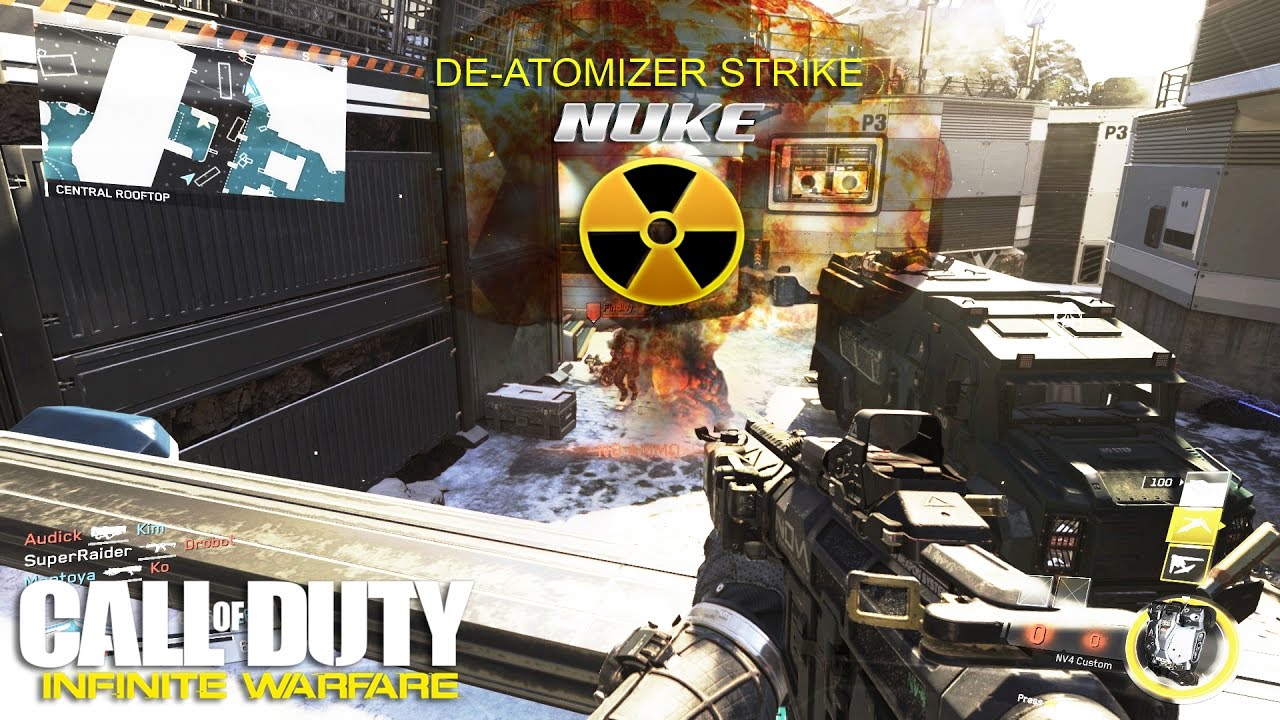 NUKE GAMEPLAY - INFINITE WARFARE "DE ATOMIZER STRIKE" GOT IT ! NUCLEAR MEDAL (Call Of Duty IW PC ...