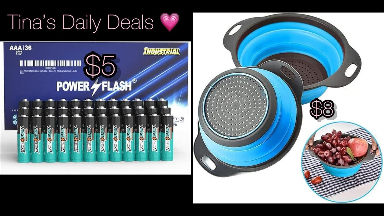 Amazon alkaline batteries and kitchen must haves with promo discount ...
