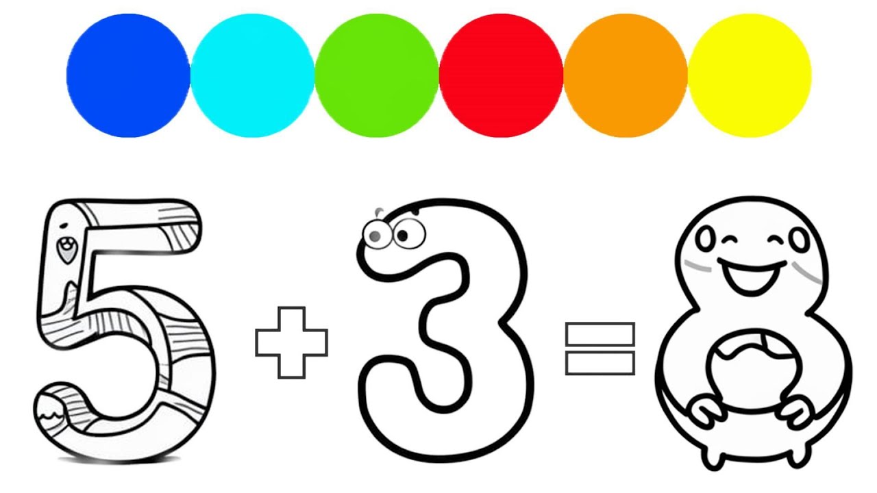 Five plus three equals eight - YouTube