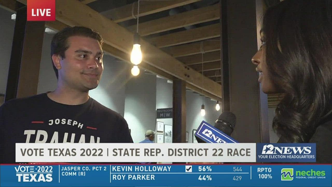 Joseph Trahan leading the State Representative District 22 race - YouTube