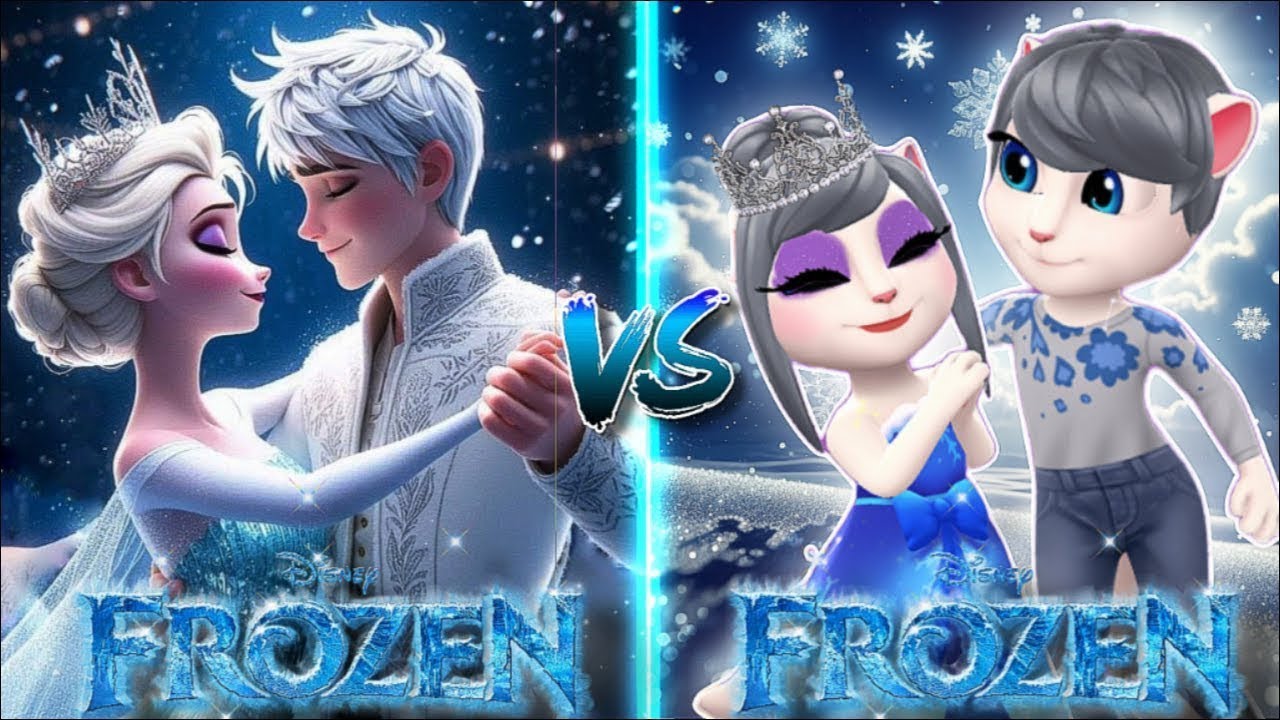 My Talking Angela 2 | Elsa🩵 And Jack Frost Getting Married! Elsa And ...