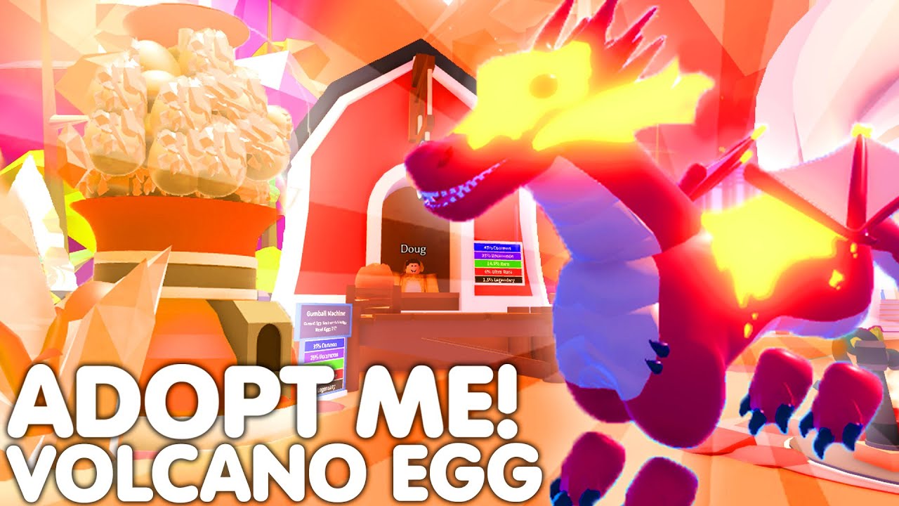 🥚ADOPT ME VOLCANO EGG UPDATE 2023 RELEASE!🤯NEW VOLCANO EGG PETS LEAKED ...