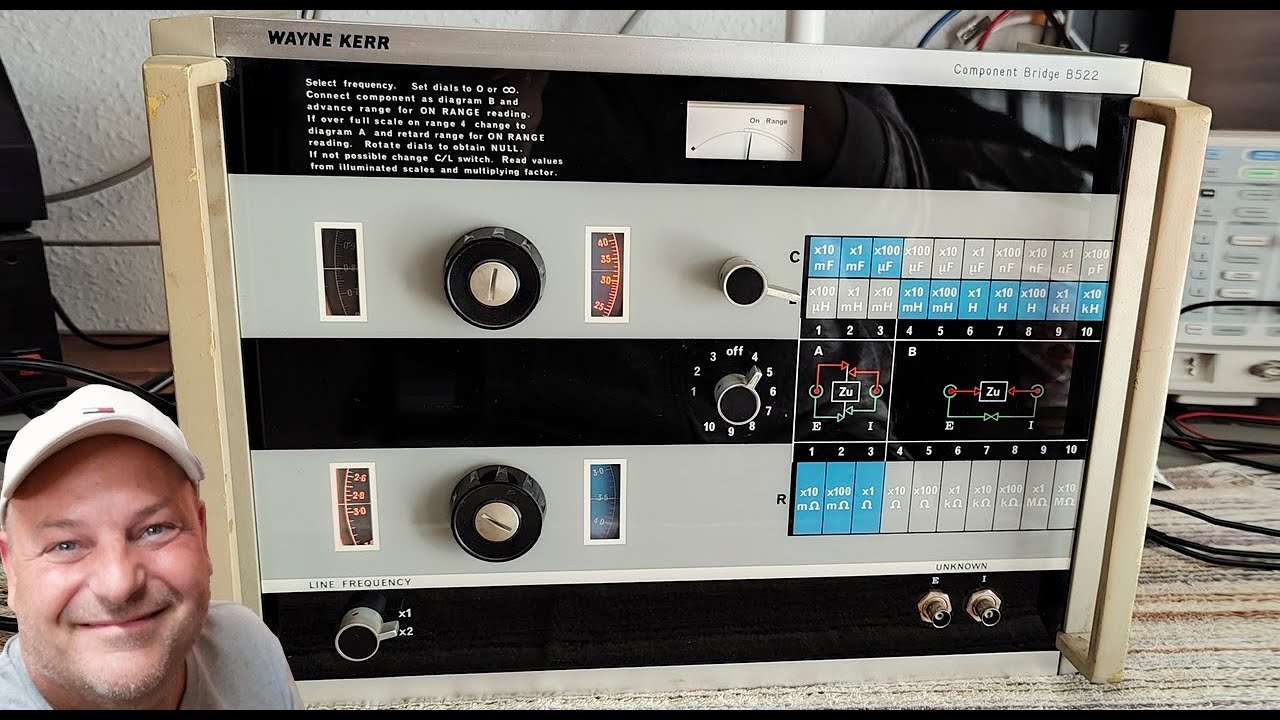 Wayne Kerr Component Bridge B522 1uH - 500kHenry test repair teardown ...