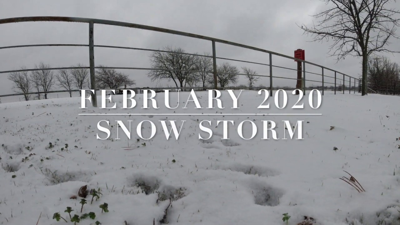 February 2020 Snowstorm - YouTube