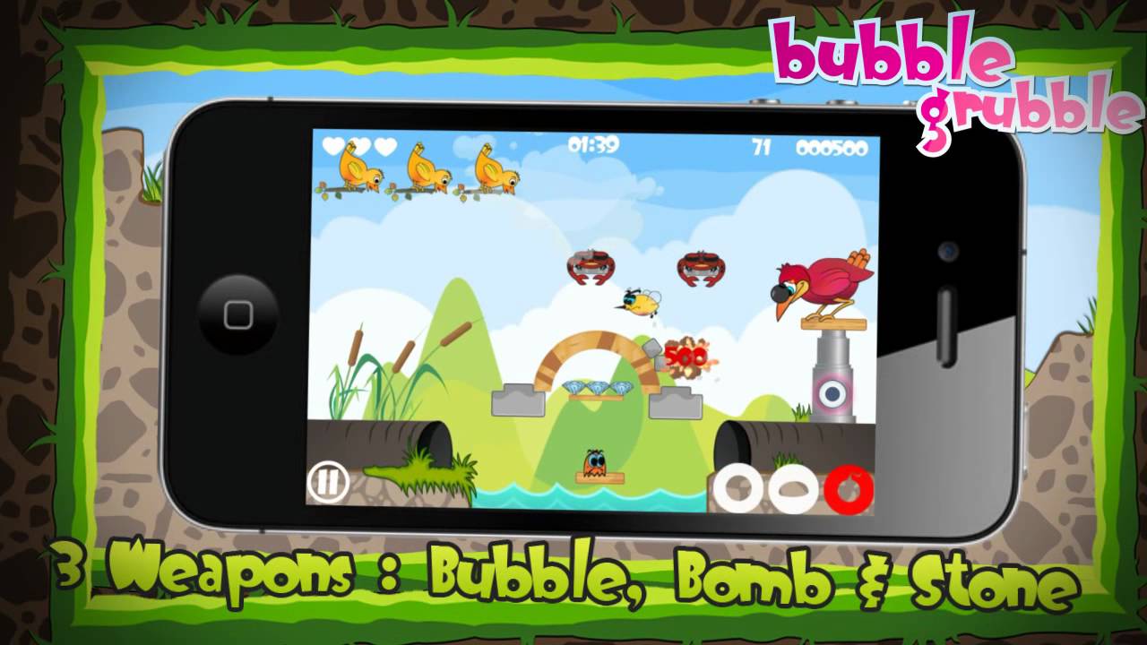 Bubble Grubble Official App Trailer (iPhone & iPad) - YouTube