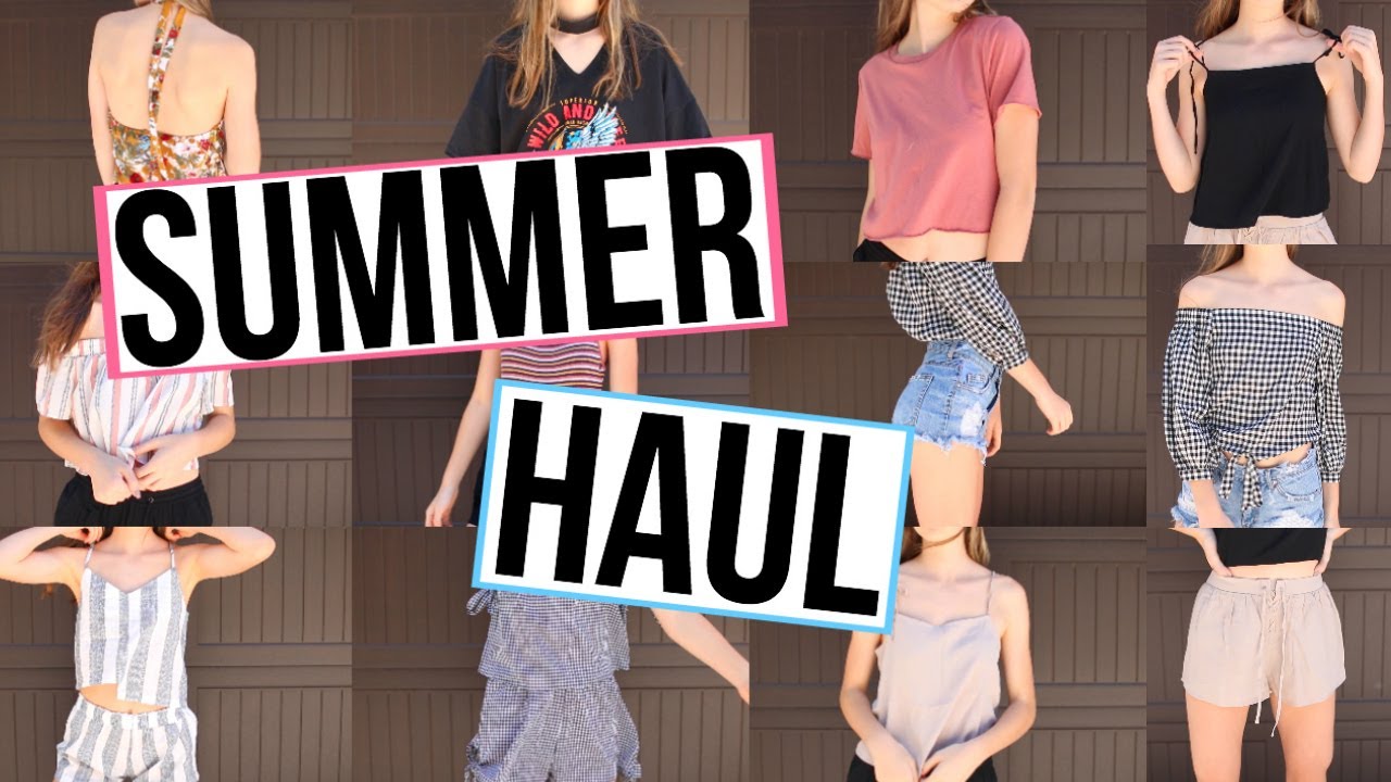 Try On Summer Haul Youtube