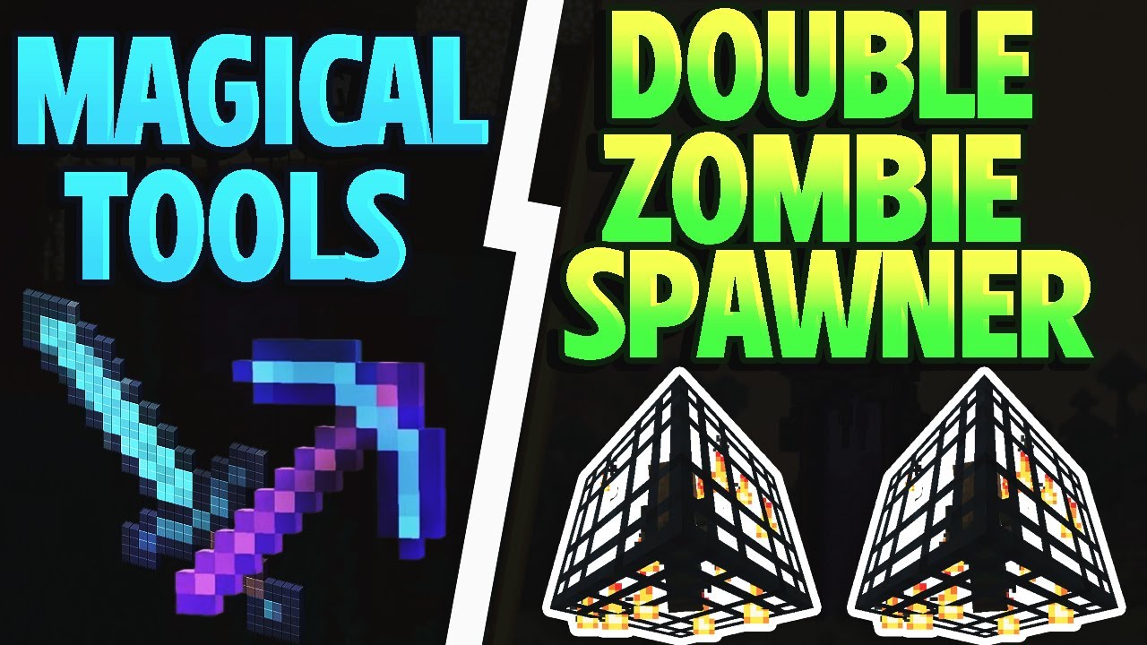 I Enchanted the Tools and Found Double Zombie Spawners Part 4 ...