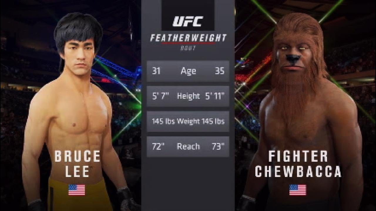 PS5 | Bruce Lee vs. Chewbacca | EA Sports UFC 4 - YouTube