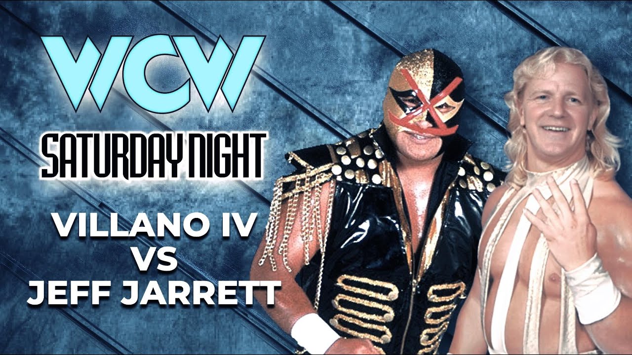 Villano IV VS Jeff Jarrett #wcwsaturdaynight #wcw #nfsmedia - YouTube