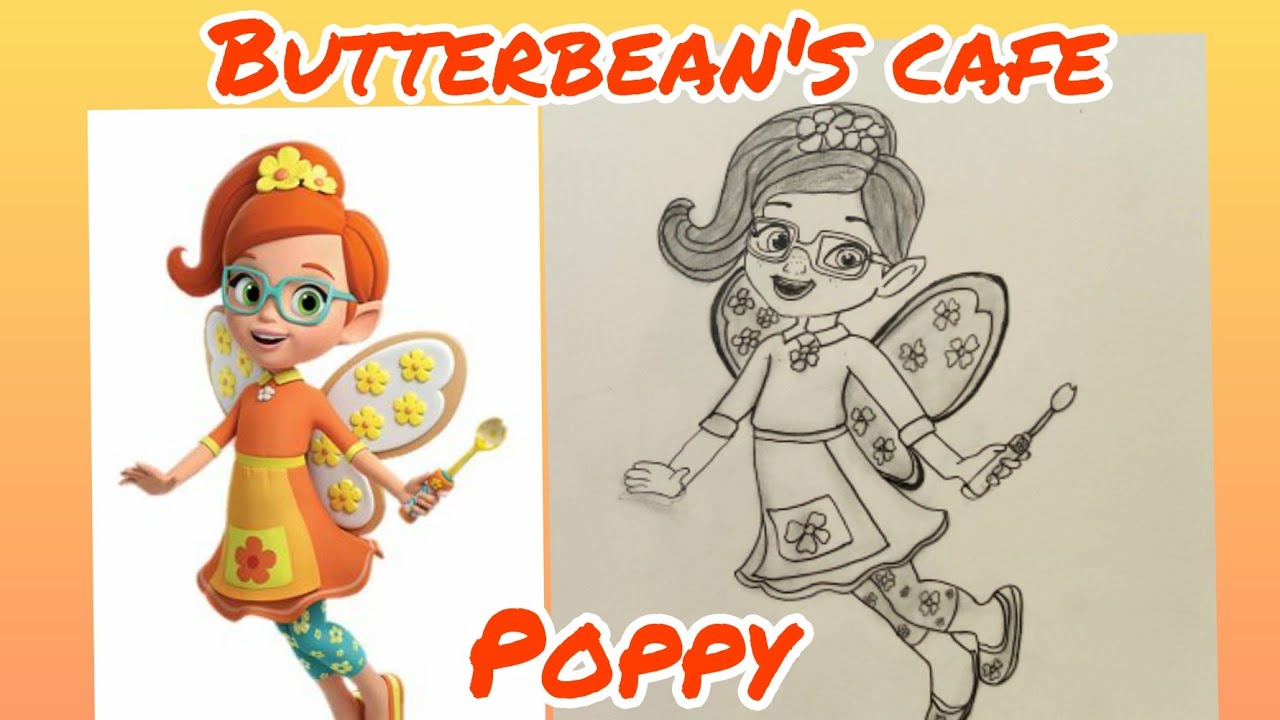 poppy From Butterbean's cafe ll Butterbean's Cafe cartoon character# ...