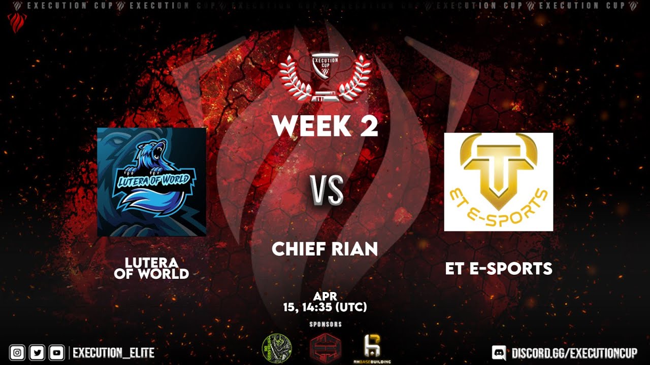 🇳🇵LUTERA OF WORLD VS 🇮🇩ET-ESPORTS - EXECUTION CUP LEAGUE WEEK 2 | CLASH ...