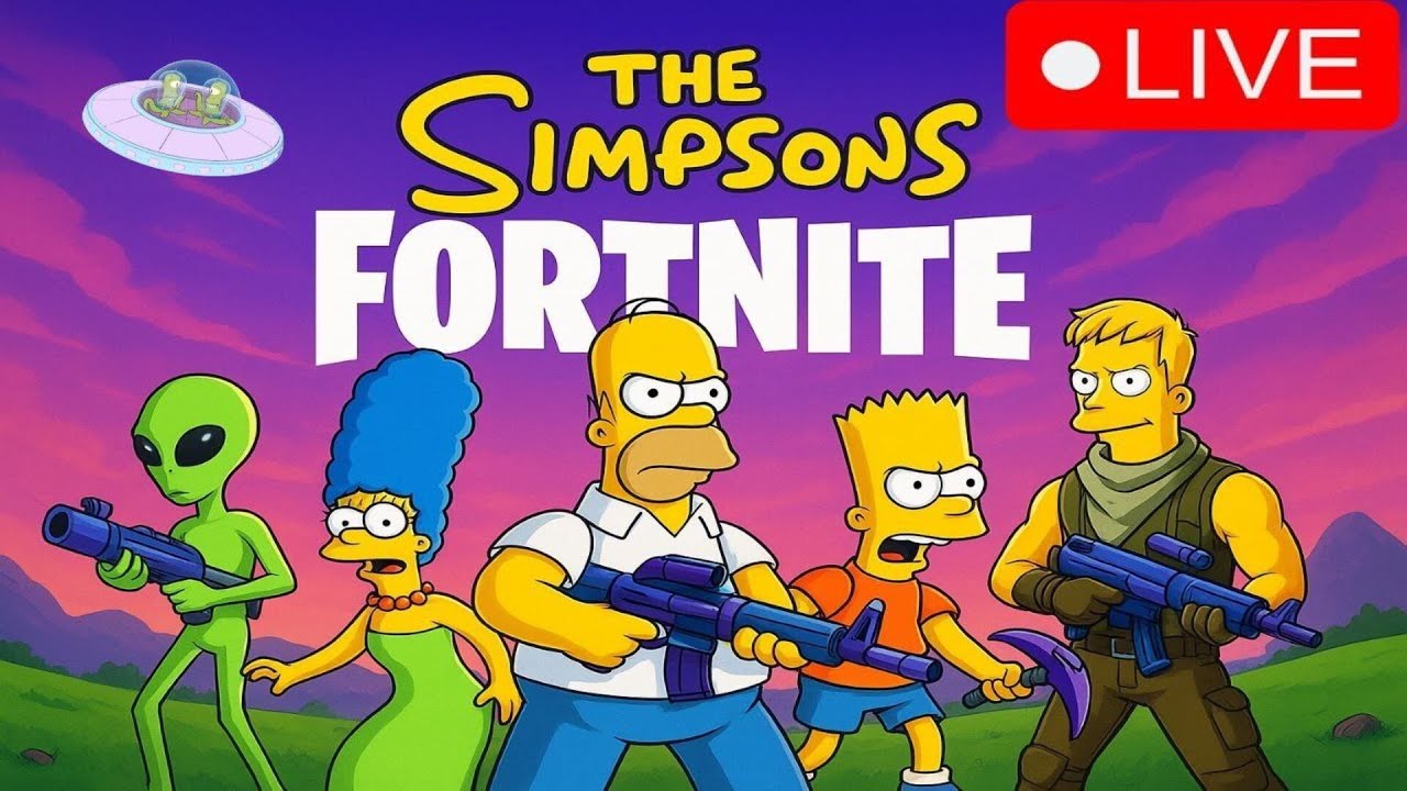 🔴 Live Fortnite Evento Finale Simpsons !! Code : JRN-YT :) :) - YouTube