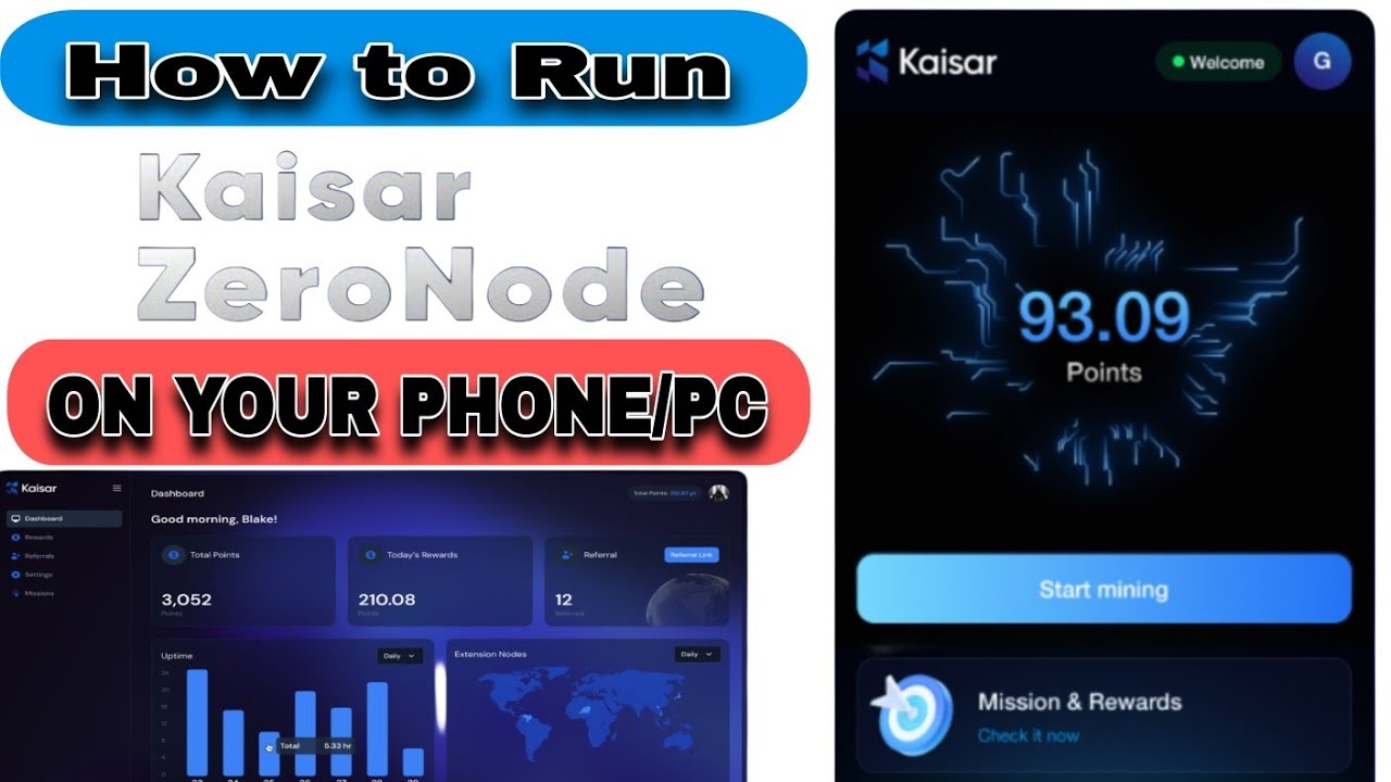 Kaisar ZeroNode (DePIN) || How to Run Kaiser ZeroNode on Your Phone ...