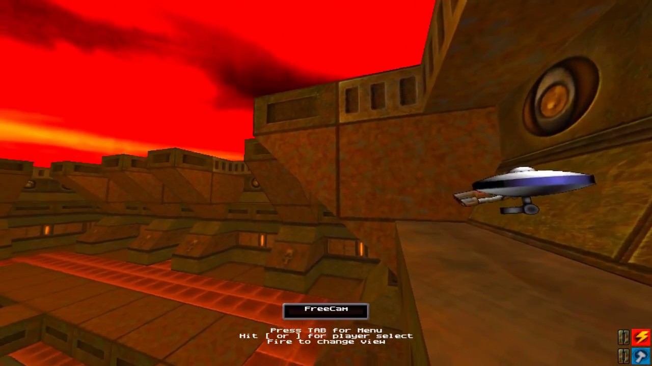 UFO player model for Quake II with CTF skin - YouTube