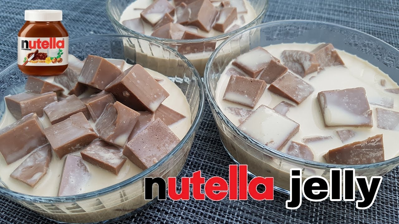 NUTELLA JELLY IN COFFEE CREAM | #Nutella #NutellaJelly #Dessert - YouTube