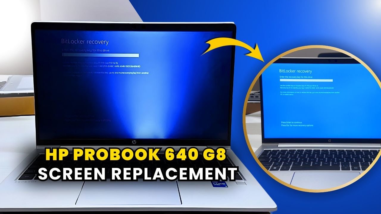 HP ProBook 640 G8 Screen Replacement - YouTube