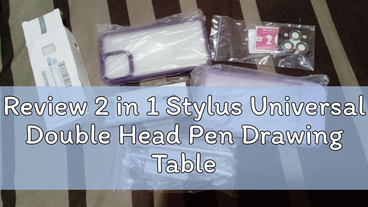 Review 2 in 1 Stylus Universal Double Head Pen Drawing Tablet ...